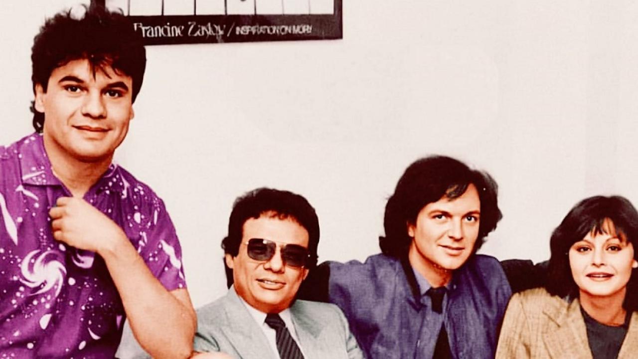 José José, Juan Gabriel, Camilo Sesto y Rocío Durcal: la foto icónica