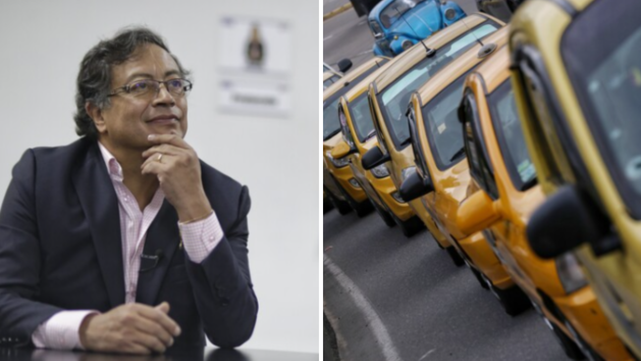 Taxistas están furiosos con Gustavo Petro: canceló reunión que tenían
