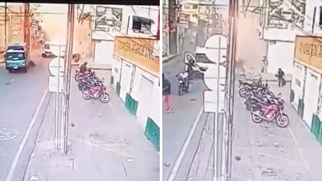 Video: momento exacto en que moto bomba explota en Jamundí